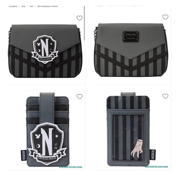 Loungefly | Bags | Wednesday Addams Exclusive Nevermore Set | Poshmark